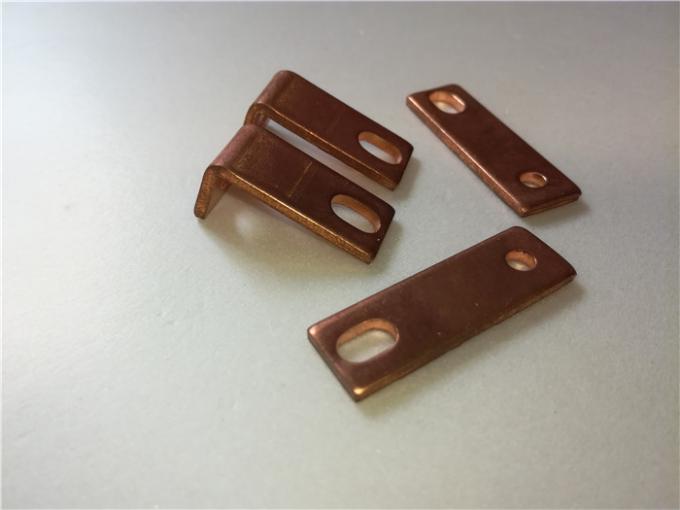 Thick Bended Pure Copper Sheet Metal Bending Dies One Fixed Hole ...