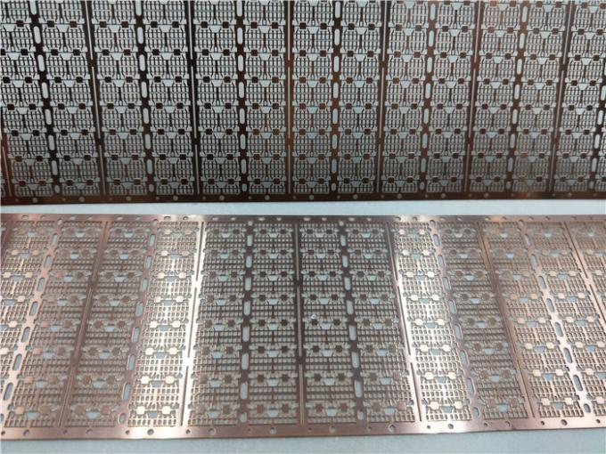 Integrated Circuit Micro Lead Frame , Exquisite Metal Stamping Parts ...