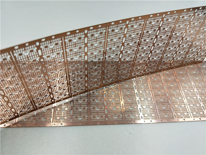 Integrated Circuit Micro Lead Frame , Exquisite Metal Stamping Parts ...