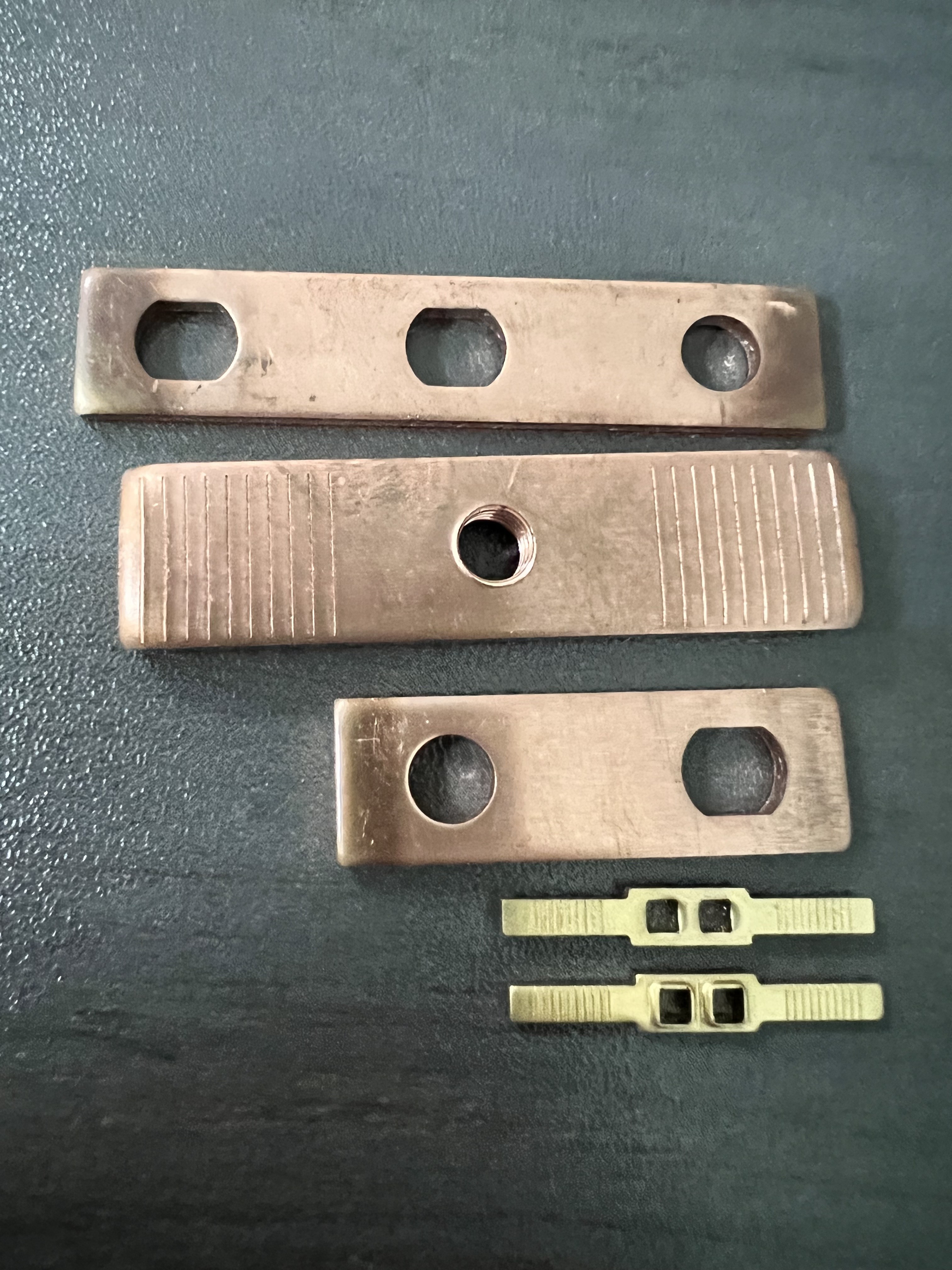 Custom Copper Busbar Contact Plates – Precision Machined Electrical ...