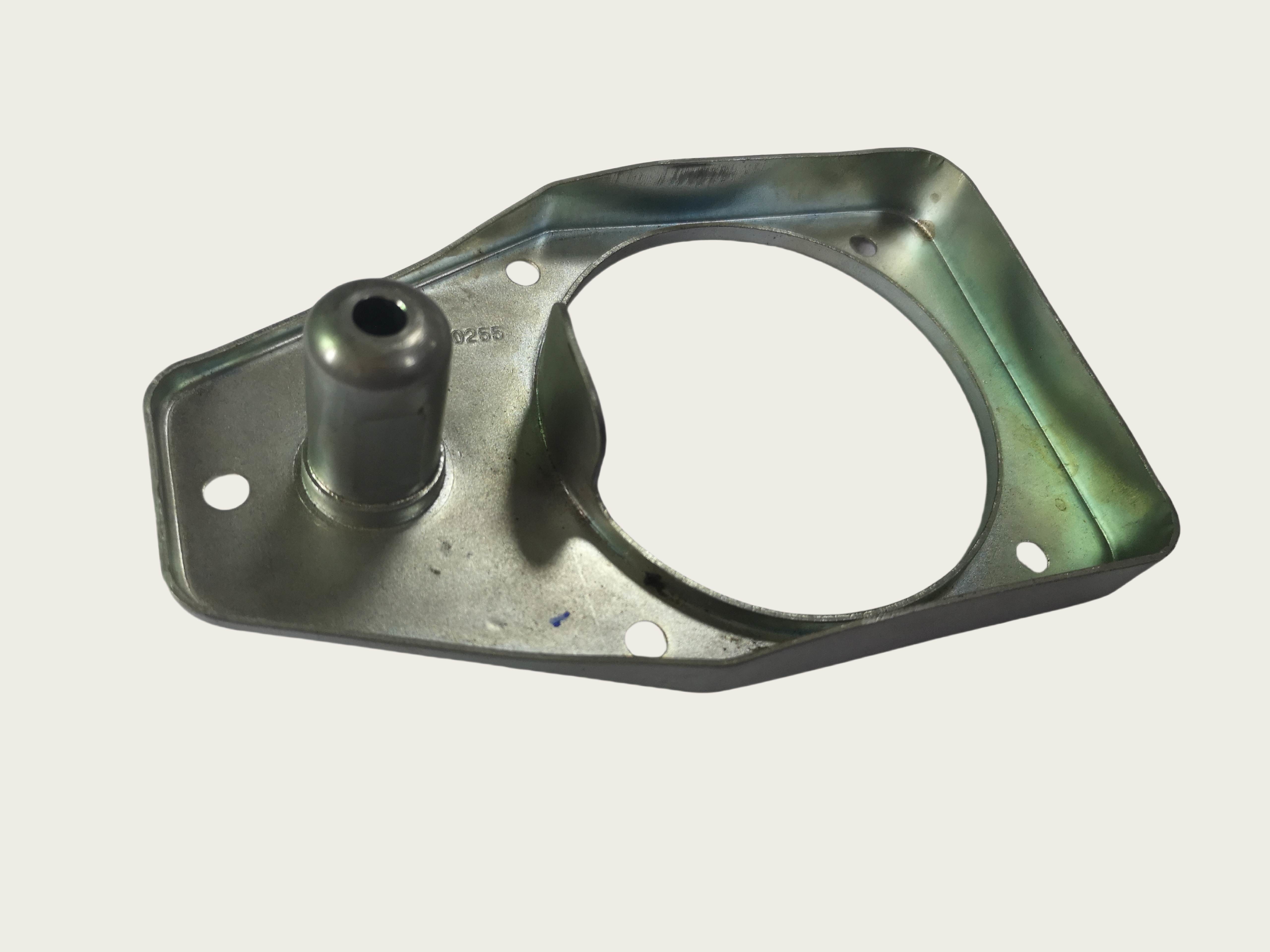 Custom Sheet Metal Bracket with Welded Boss | Precision Stamped Steel ...