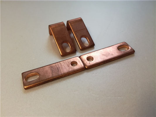 Thick Bended Pure Copper Sheet Metal Bending Dies One Fixed Hole ...