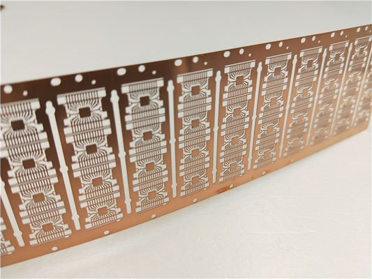 Abnormal Shape Thin Stamped Lead Frame High Speed Press ±0.0002mm Tolerance