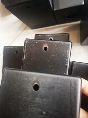 Precision Black Powder-Coated Sheet Metal Housing | Custom Steel ...