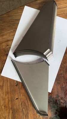 Custom Brushed Stainless Steel Corner Trim – Decorative Sheet Metal ...